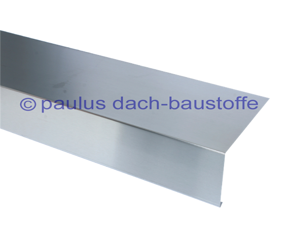 Traufblech Zink 250 2 Abkantungen - Paulus Dach-Baustoffe